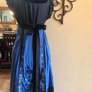 Lithe | Dresses | Anthropologie Dress By Lithe Beautiful Embroidery ...